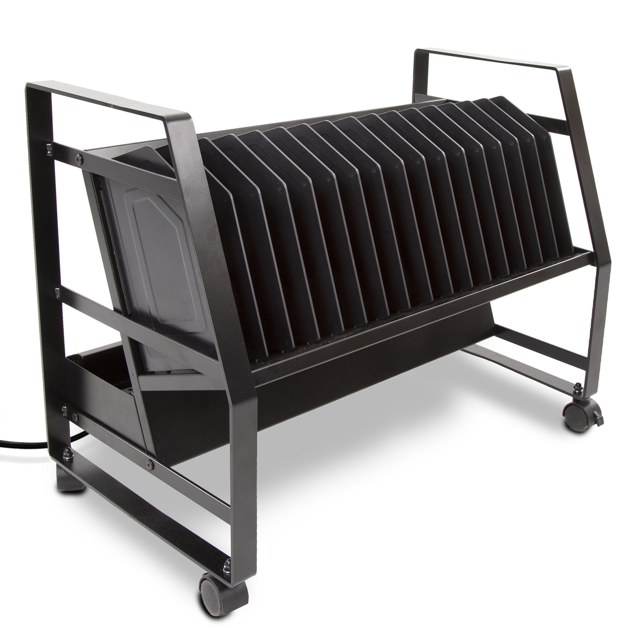 Line Leader 16 Unit Mobile Charging Cart | Compact Storage for Tablets ...