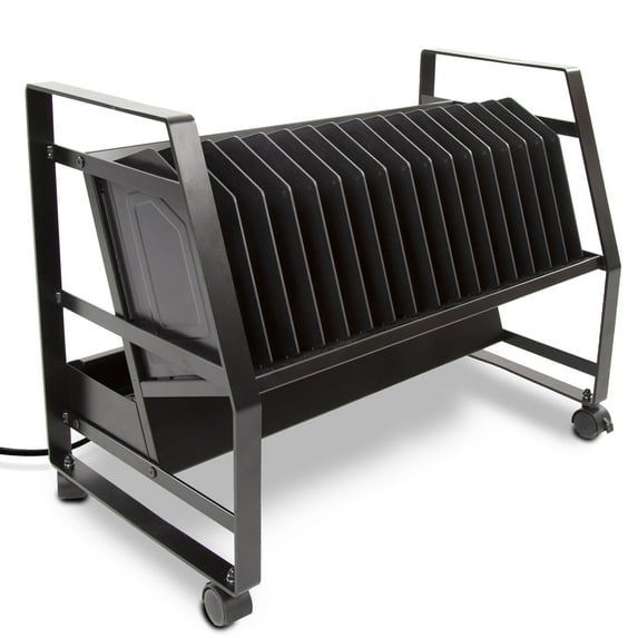 Line Leader 16 Unit Mobile Charging Cart | Compact Storage for Tablets, Laptops | Ideal for ...