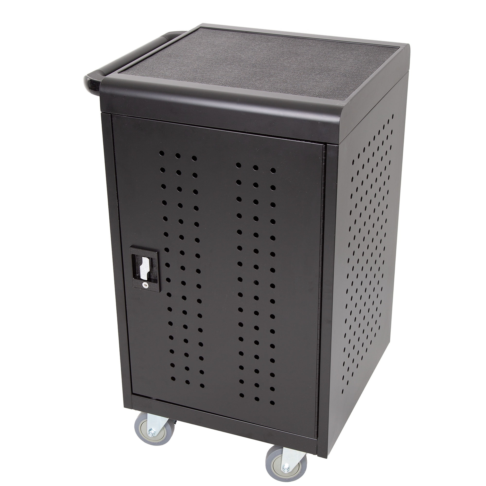 Line Leader 30 Unit Mobile Charging Cart with Locking Cabinets | UL ...