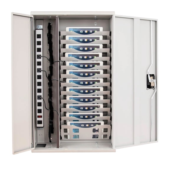 Line Leader Lockable Charging Station | Wall Mounted, 12 Devices ...