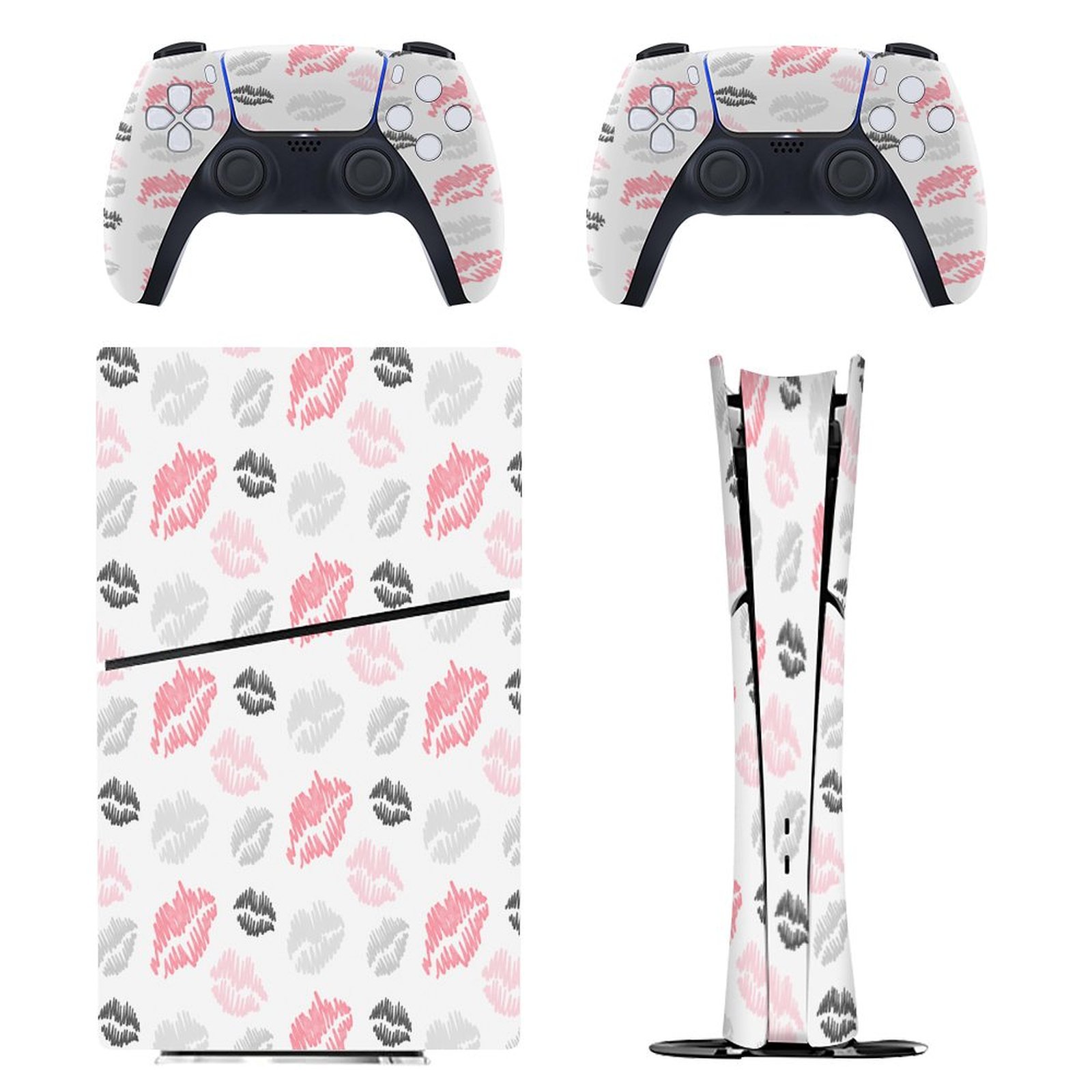 Line, Lips PS5/PS5 Slim Digital Disc Skin Sticker For Console And ...