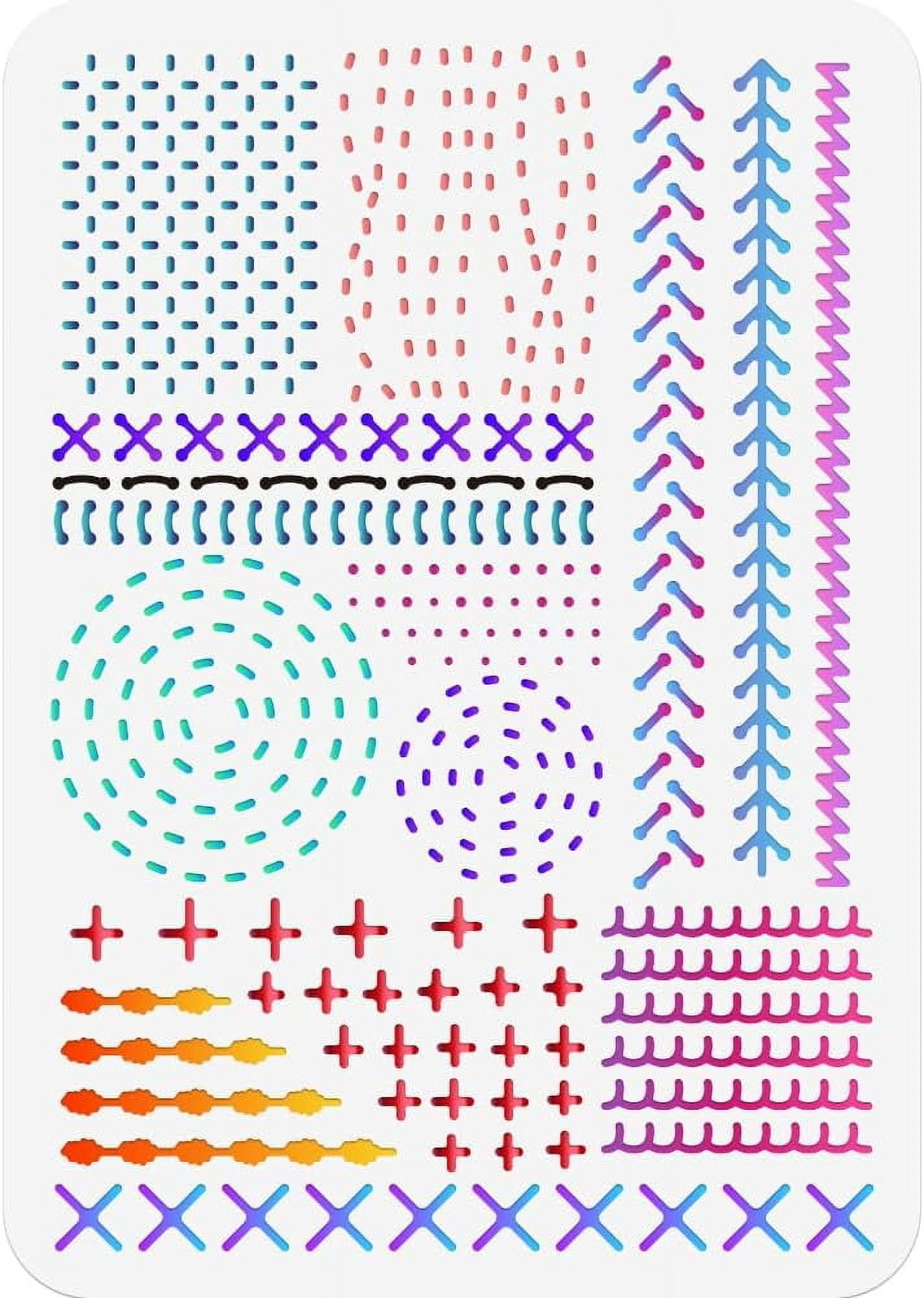 Line-Painting Stencil, 11.69x8.27 Inch Reusable DIY Art and Craft ...