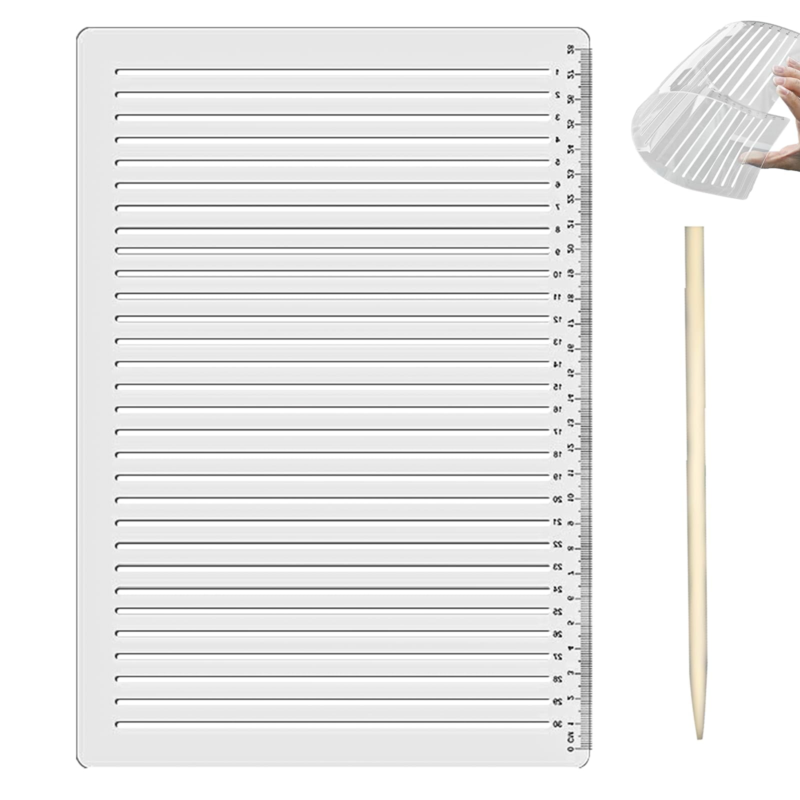 Line Stencil Straight Line YPF5 Stencil 0.35inch Spacing Line Plastic ...