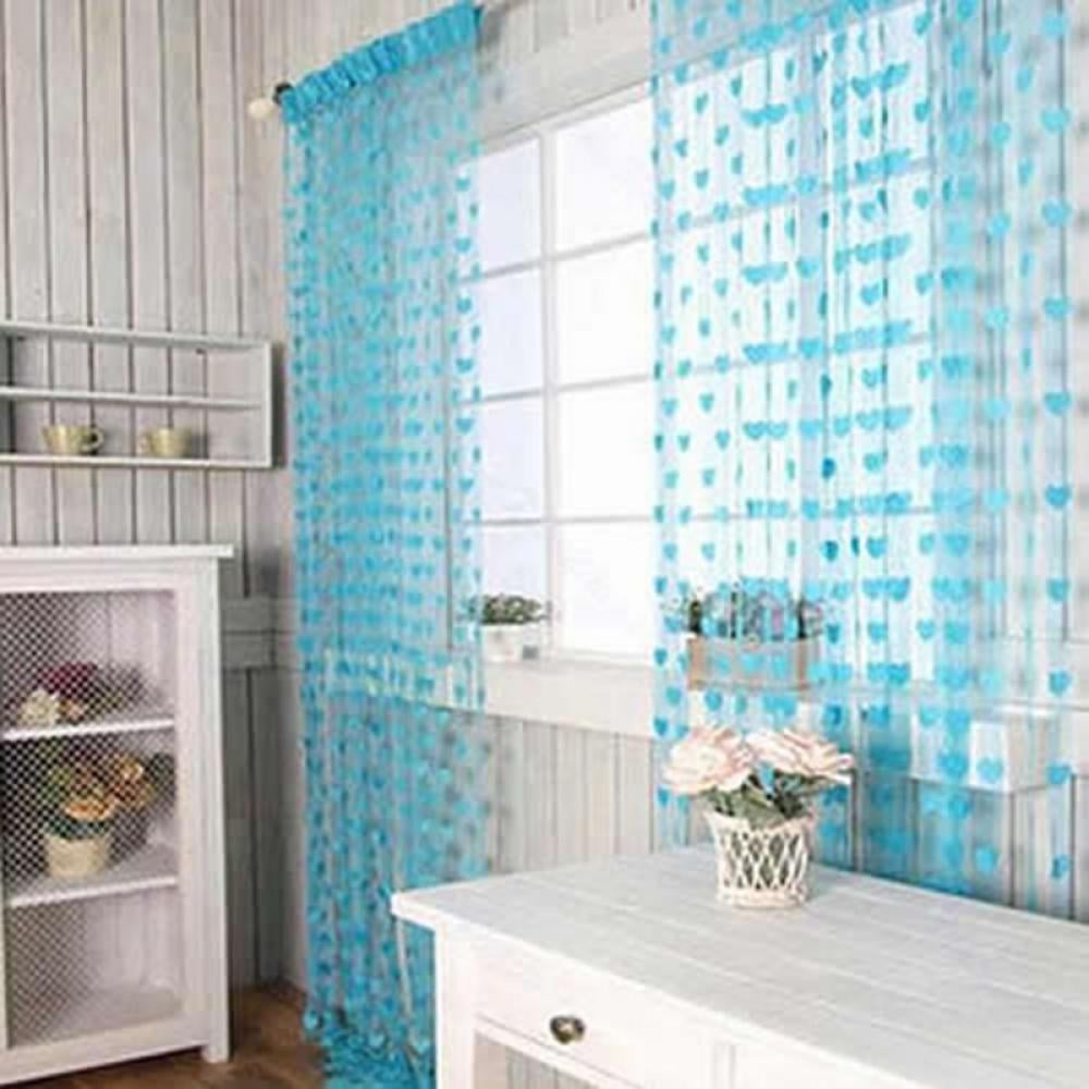 Line Tassel String Door Curtain Cute Heart, Window Room Divider Curtain ...