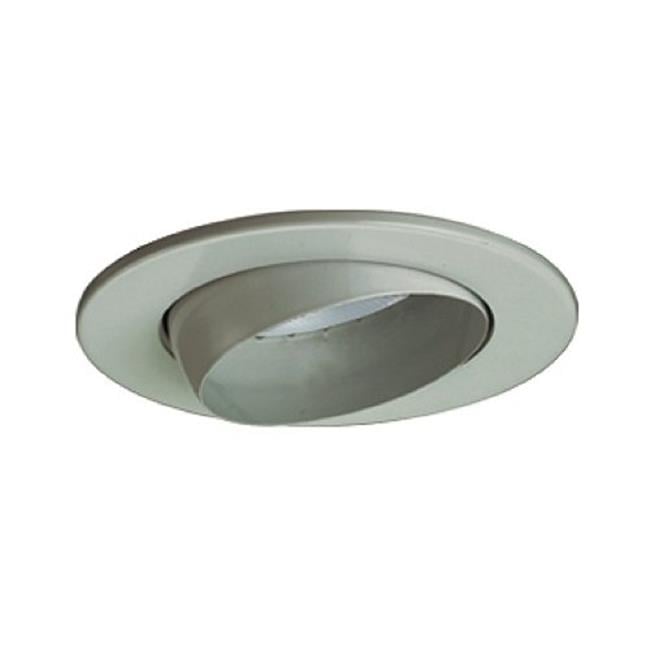 Line Voltage Adjustable Eyeball Trim 5 in. Satin Chrome Finish ...