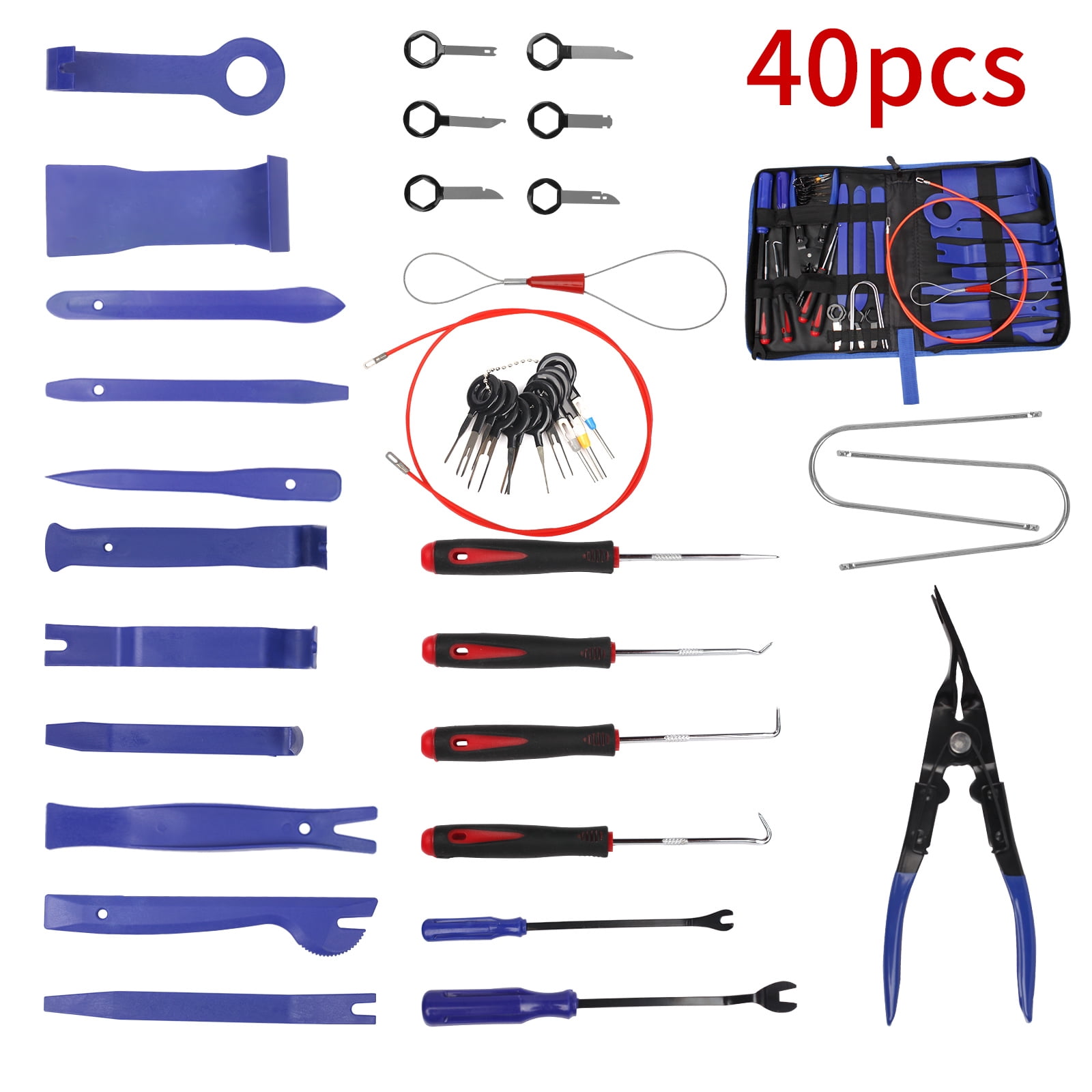 LineYDI Auto Trim Removal Tool Set Car Pry Tool Kit Door Panel Dash ...