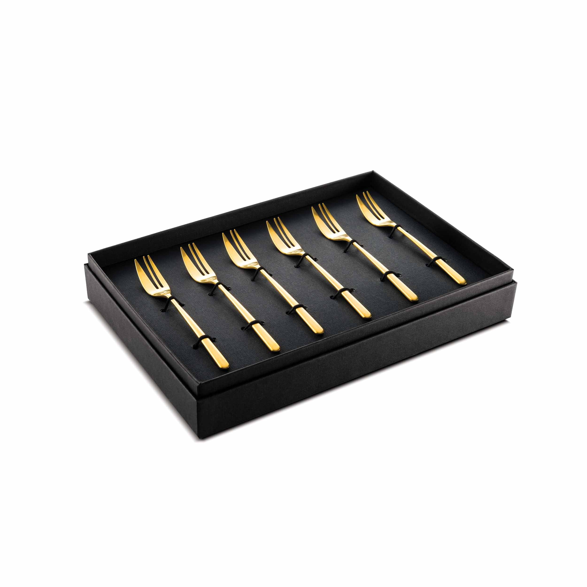 Linea ice oro 6-Piece Cake Fork Set - Walmart.com