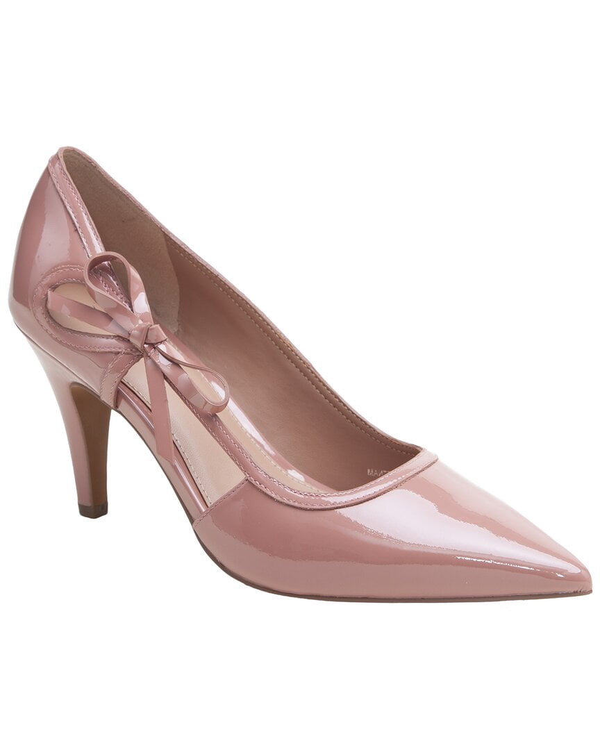 Linea Paolo Pointe Leather Pump, 5, Pink - Walmart.com