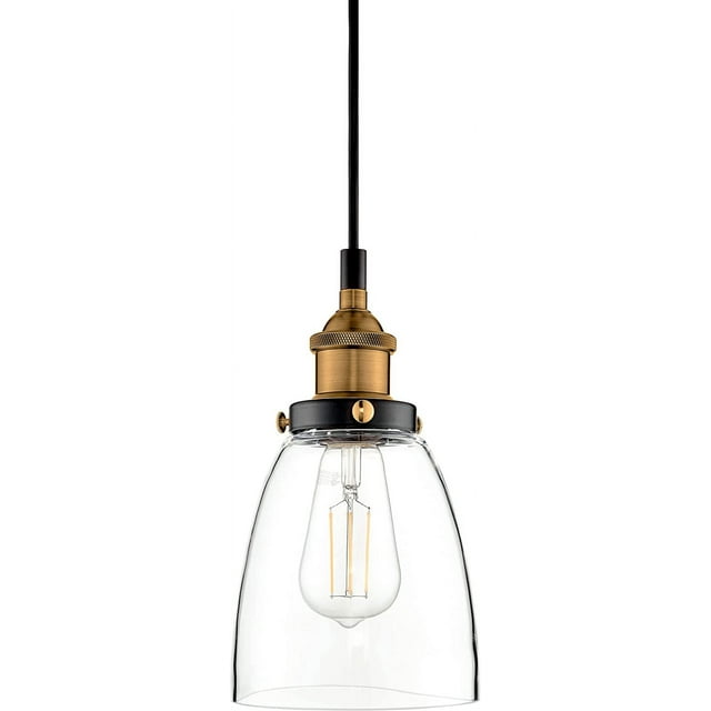 Linea di Liara Fiorentino Large Glass Pendant Light Fixture Modern ...
