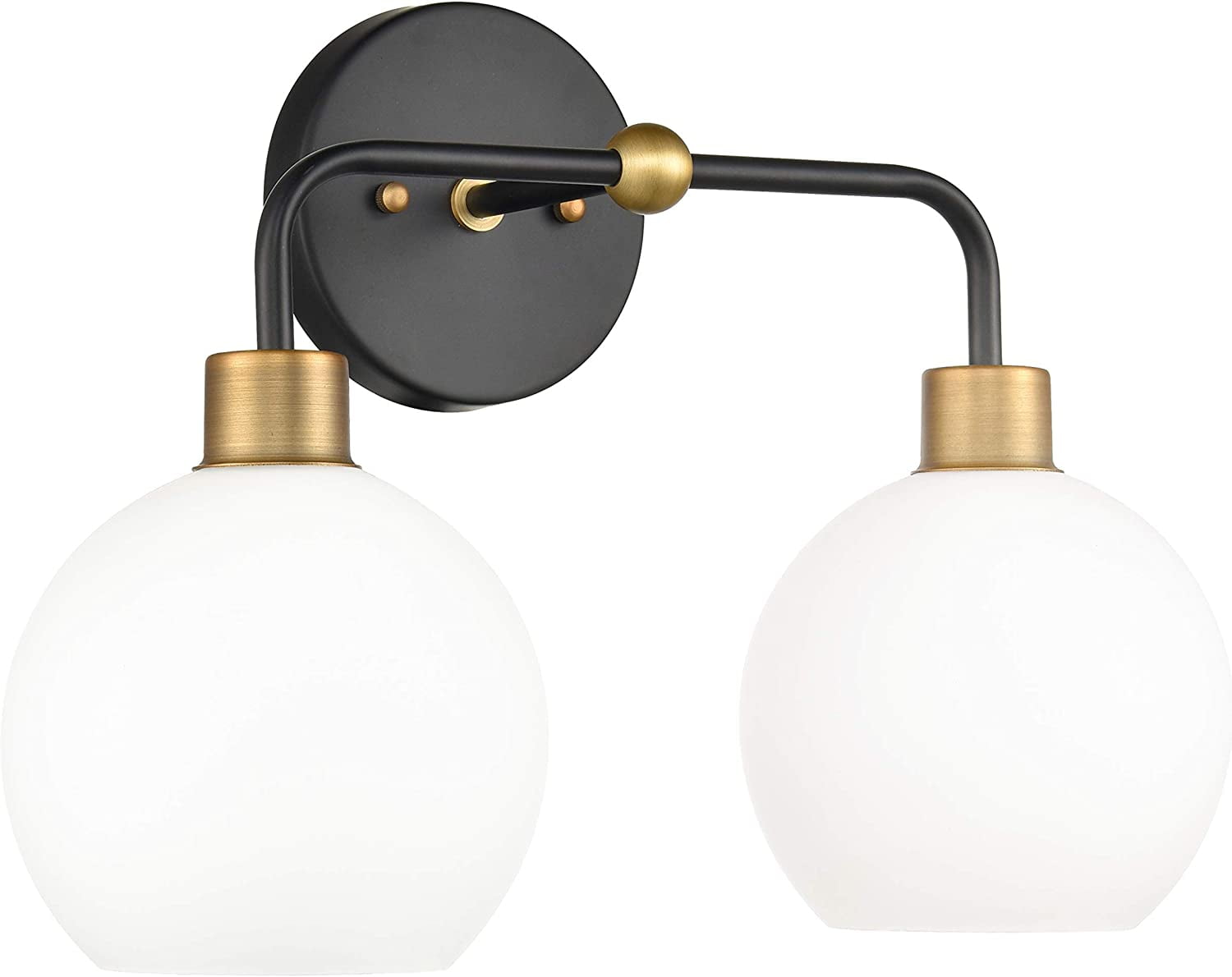 Linea di Liara Lukasa Modern Bathroom Vanity Lights Fixtures 2-Lights ...