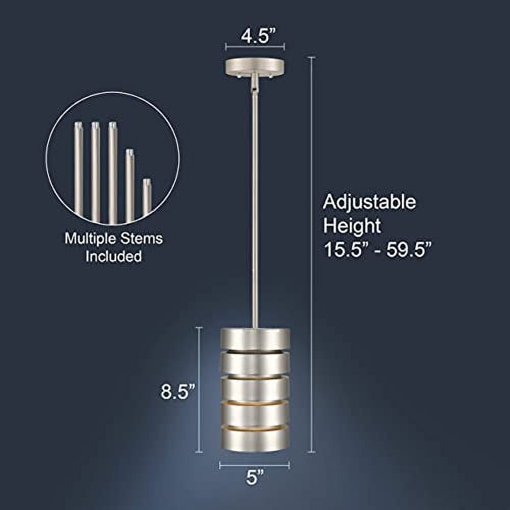 Linea di Liara Macchione Matte Black Pendant Light Fixtures Modern Pendant Lighting for Kitchen ...