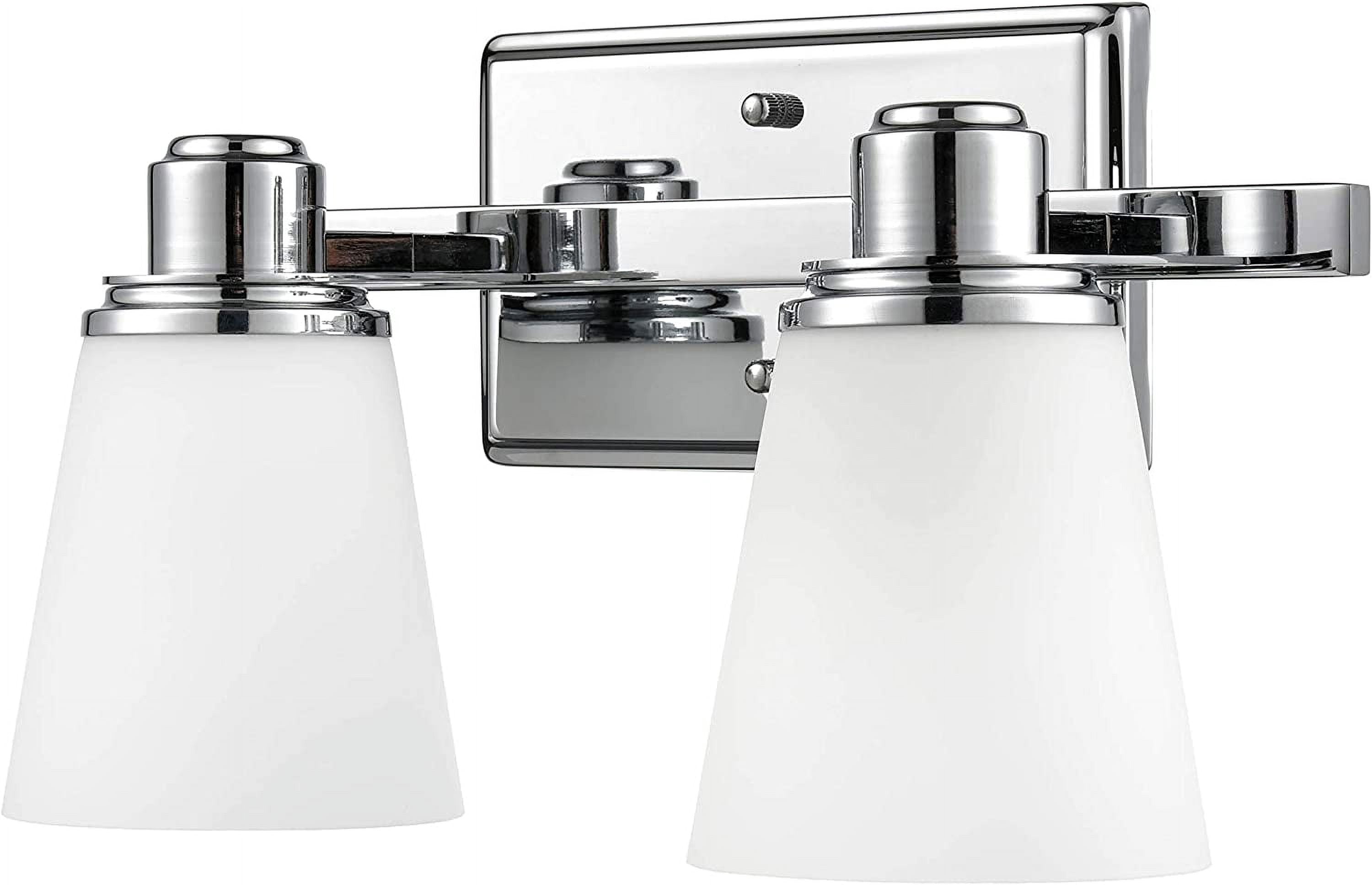 Linea di Liara Terracina Chrome Bathroom Light Fixtures Over Mirror 2 ...