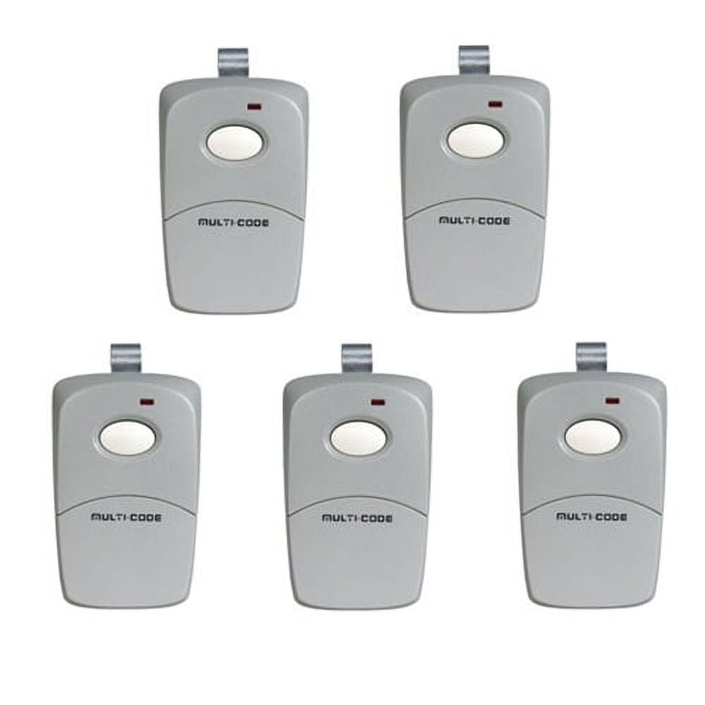Linear 5-Pack 3089 Gate or Garage Door Opener Remotes with 1-Channel ...