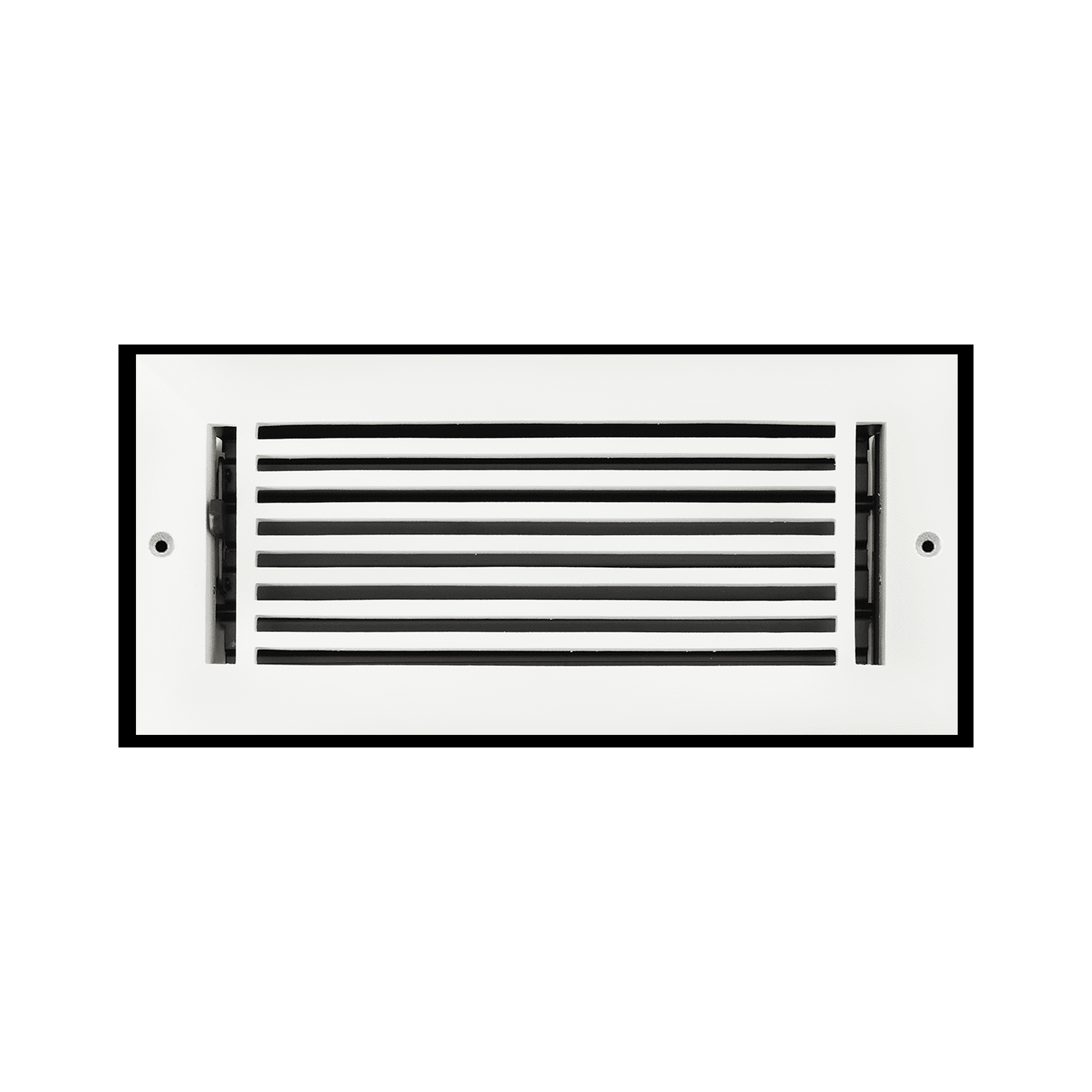 Linear 4"x8" Solid Cast Aluminum Air Supply louvered Vent | Powder ...