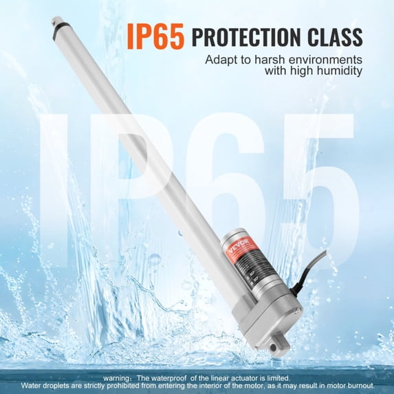 Linear Actuator 12V 20 Inch Stroke 660lbs 3000N IP65 Waterproof Linear ...