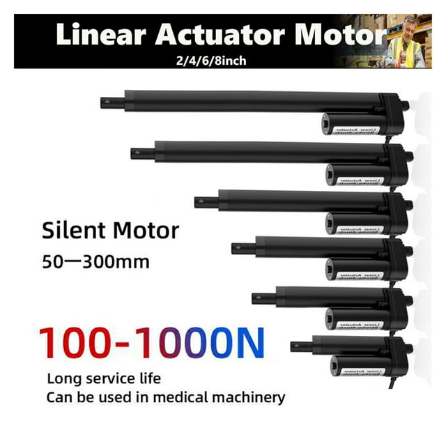Linear Actuator 12V Electric Motor DC Motor Linear Drive Motor Moving ...