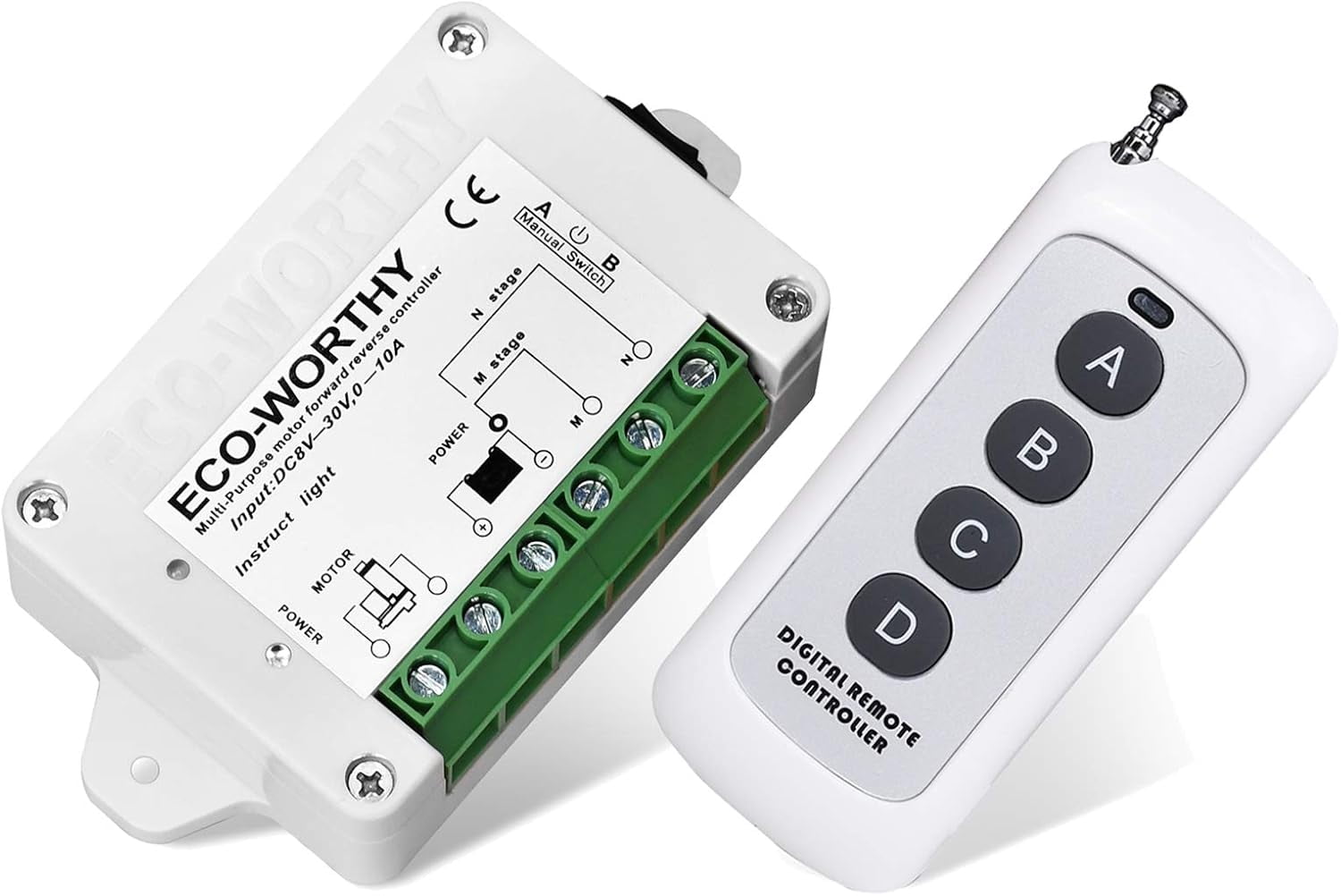 Linear Actuator Motor Controller: Remote Positive Inversion Control Kit ...