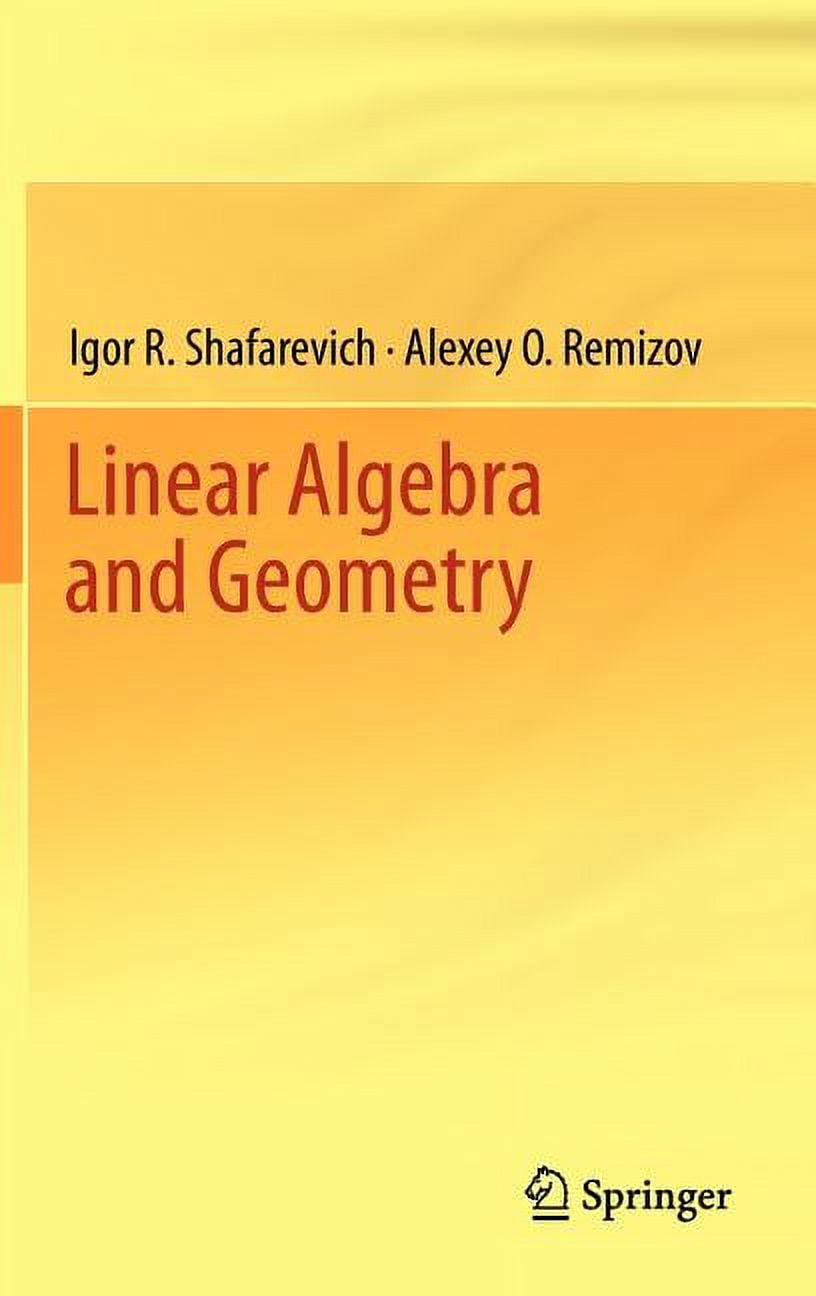Linear Algebra and Geometry, (Hardcover) - Walmart.com