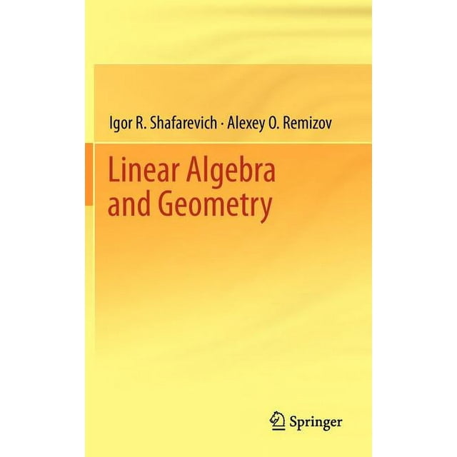 Linear Algebra and Geometry (Hardcover) - Walmart.com
