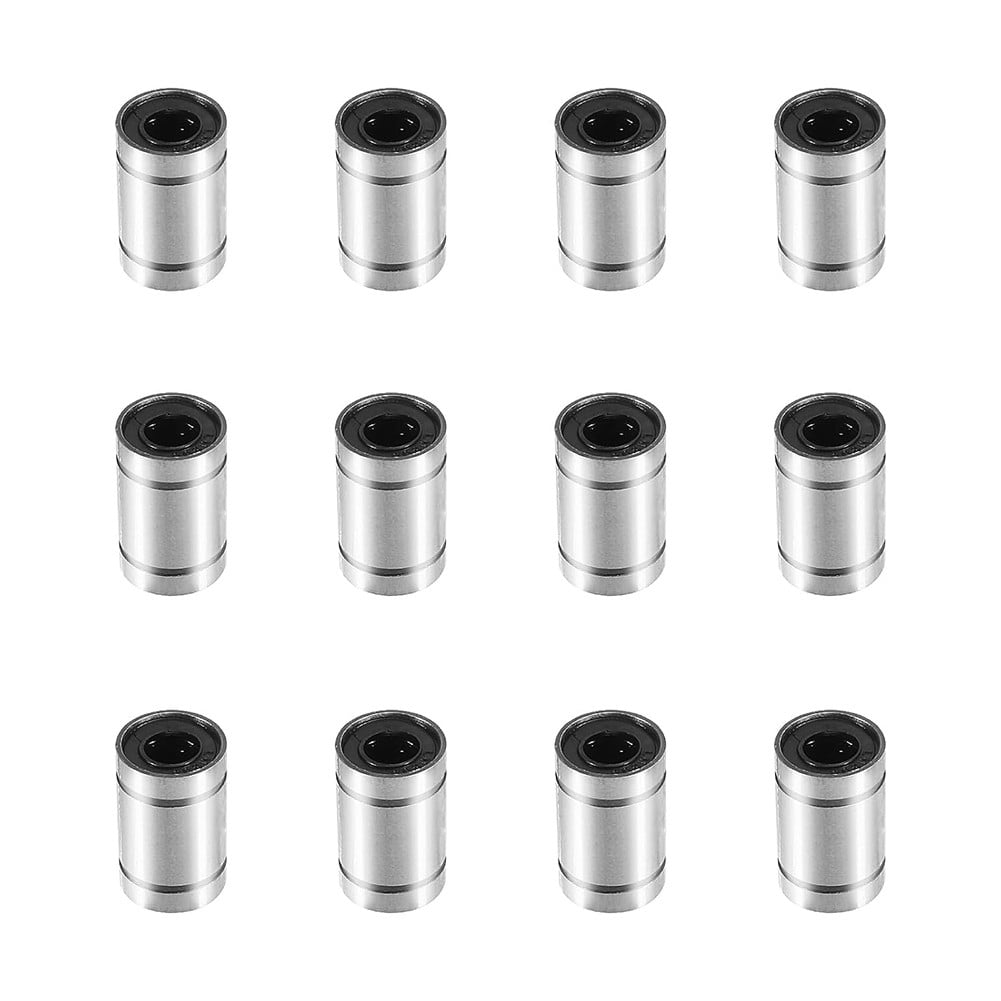 Linear Ball Bearings Set 12PCS Double Sealed Motion Bushing for CNC ...