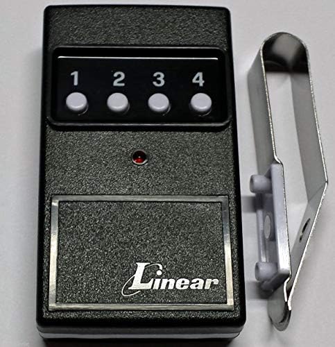 Linear Delta-3 DT4A 4 Four Button Visor Gate Garage Door Opener Remote ...