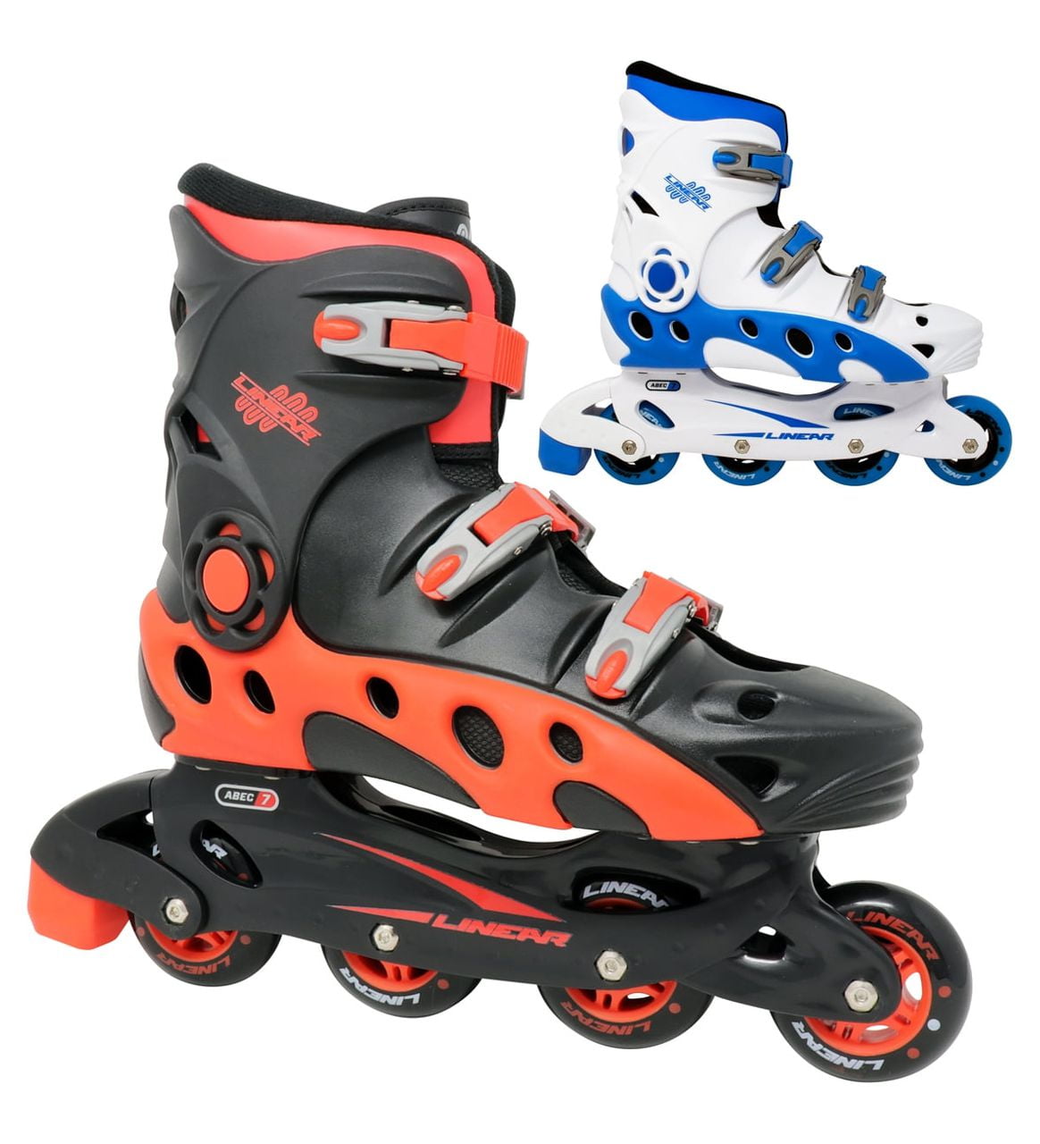 Linear Durango Black & Red Inline Skates in-line Roller Skate Blades ...