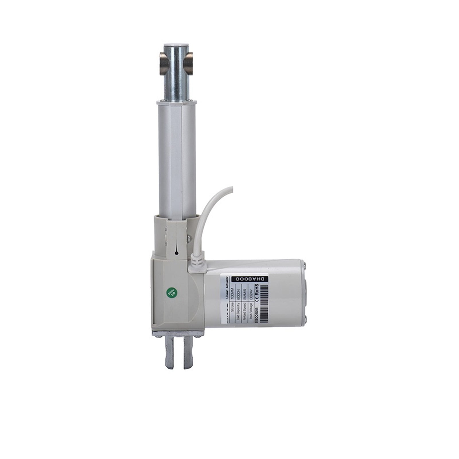 Linear Electric Actuator Telescopic Rod DC24V 600mm 400mm Stroke 8000N Thrust Motor Controller ...