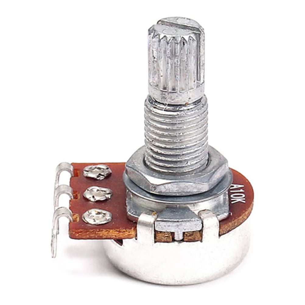 A10 Knurled Split Shaft Curved Pot Guitar Potentiometers Volume and ...
