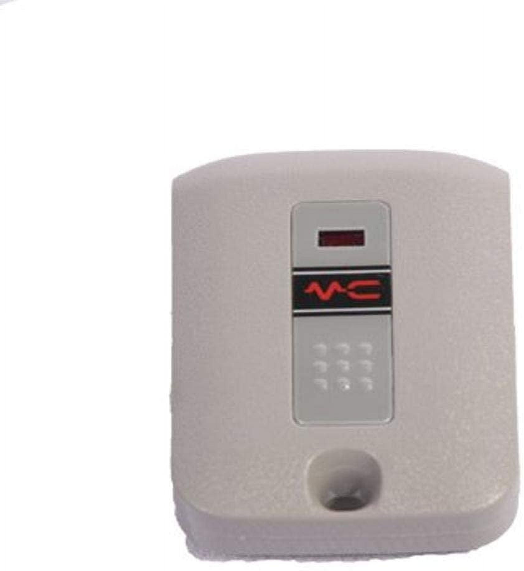Linear MCS307010 1-Channel Key Ring Transmitter, 300 MHZ, 1.5" Width, 2 ...