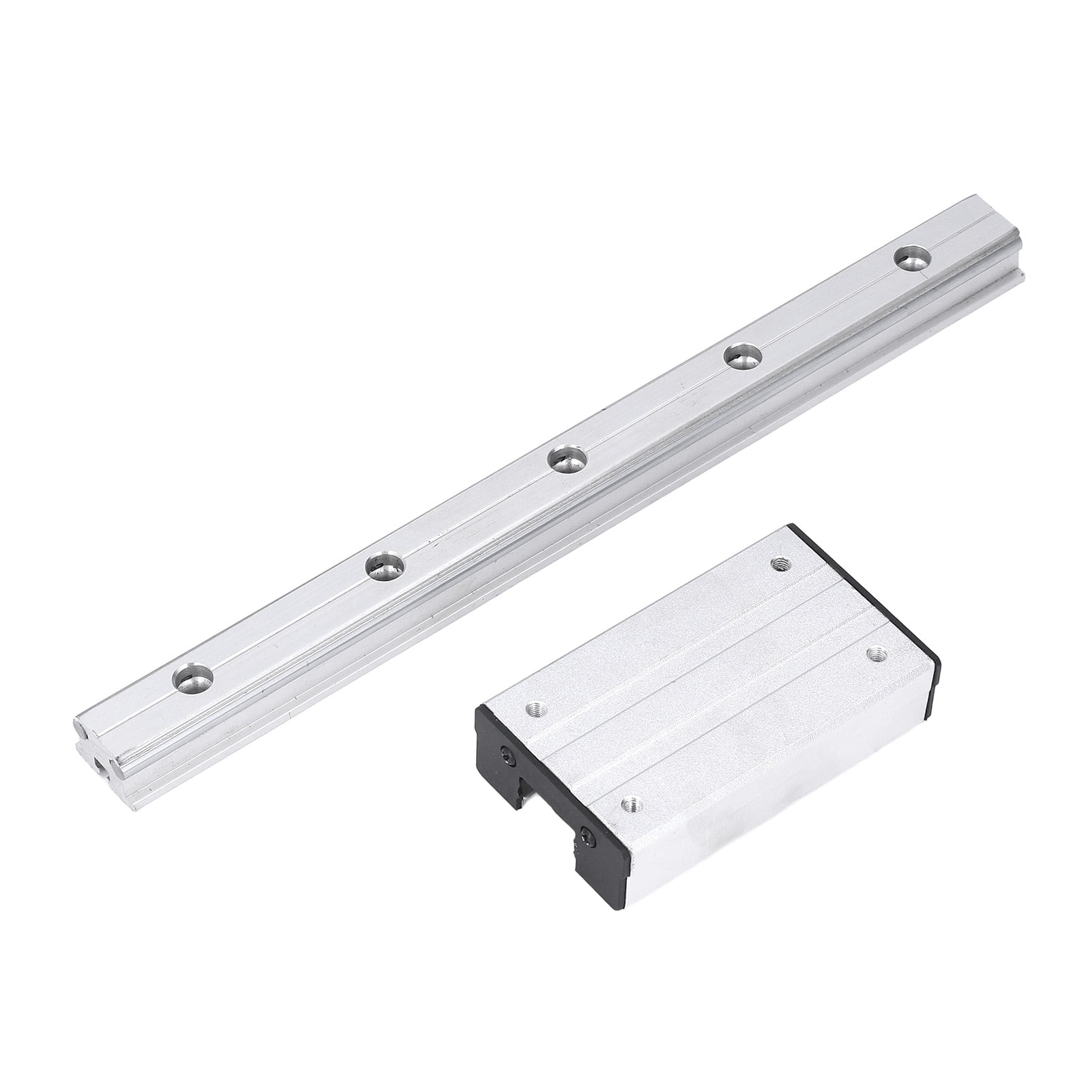 Linear Rail Guide Guideway with External Dual Axes Slider Slide Block 300mm LGD6 - Walmart.com