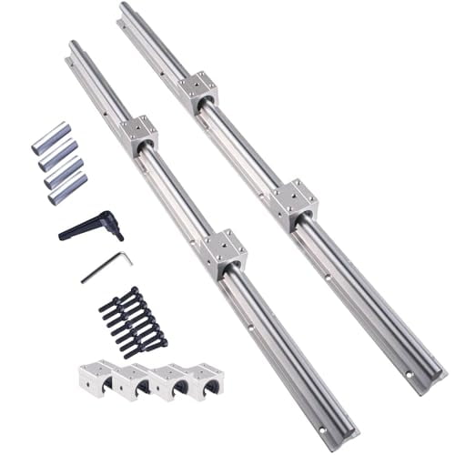 Linear Rail Spliced 3000mm 4PCS SBR20 1500mm Fully Supported Linear ...