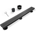 Linear Shower Drain Shower Drain 60 inch with Removable Square Hole ...