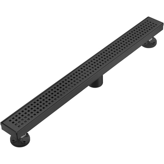 Linear Shower Floor Drain Brushed Gold 48 Inch 304 Stainless Bathroom ...