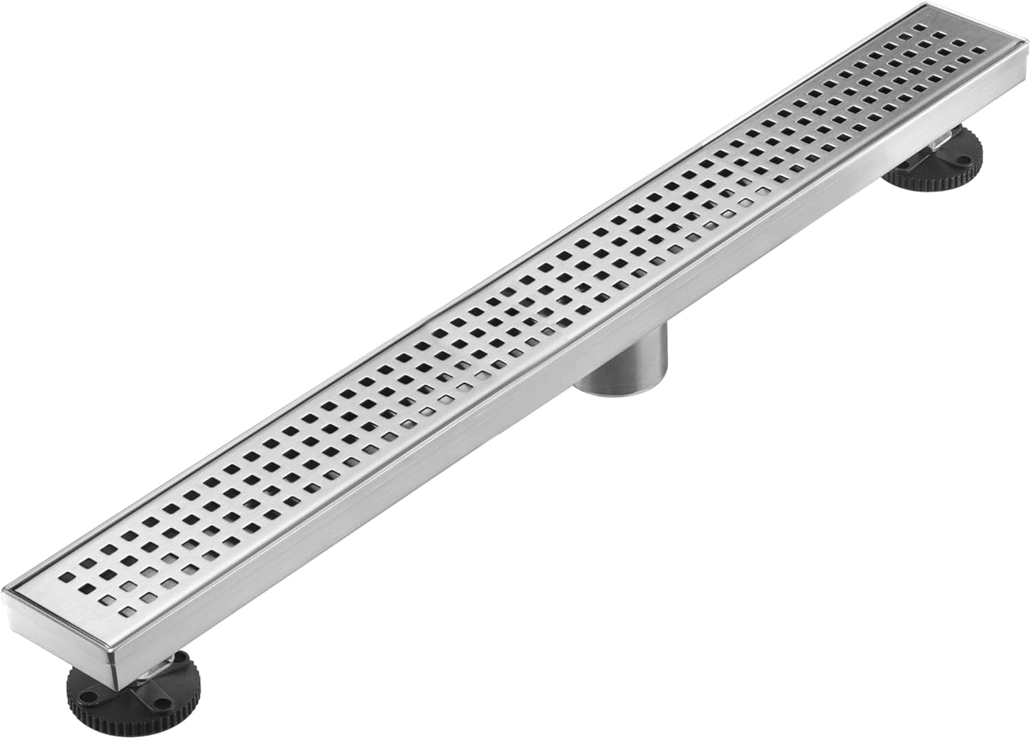 Linear Shower Floor Drain Brushed Gold 48 Inch 304 Stainless Bathroom ...