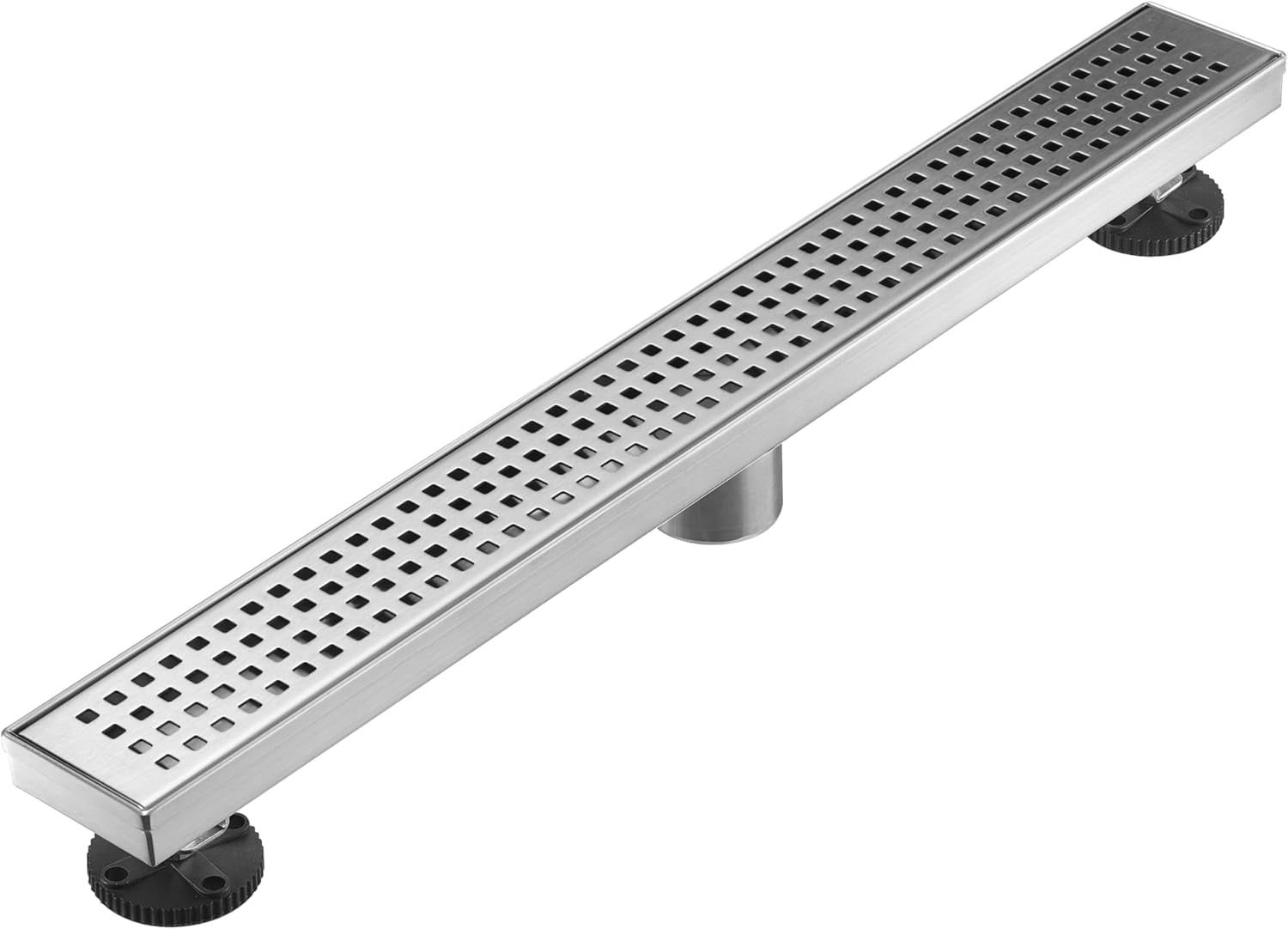 Linear Shower Floor Drain Brushed Gold 48 Inch 304 Stainless Bathroom ...