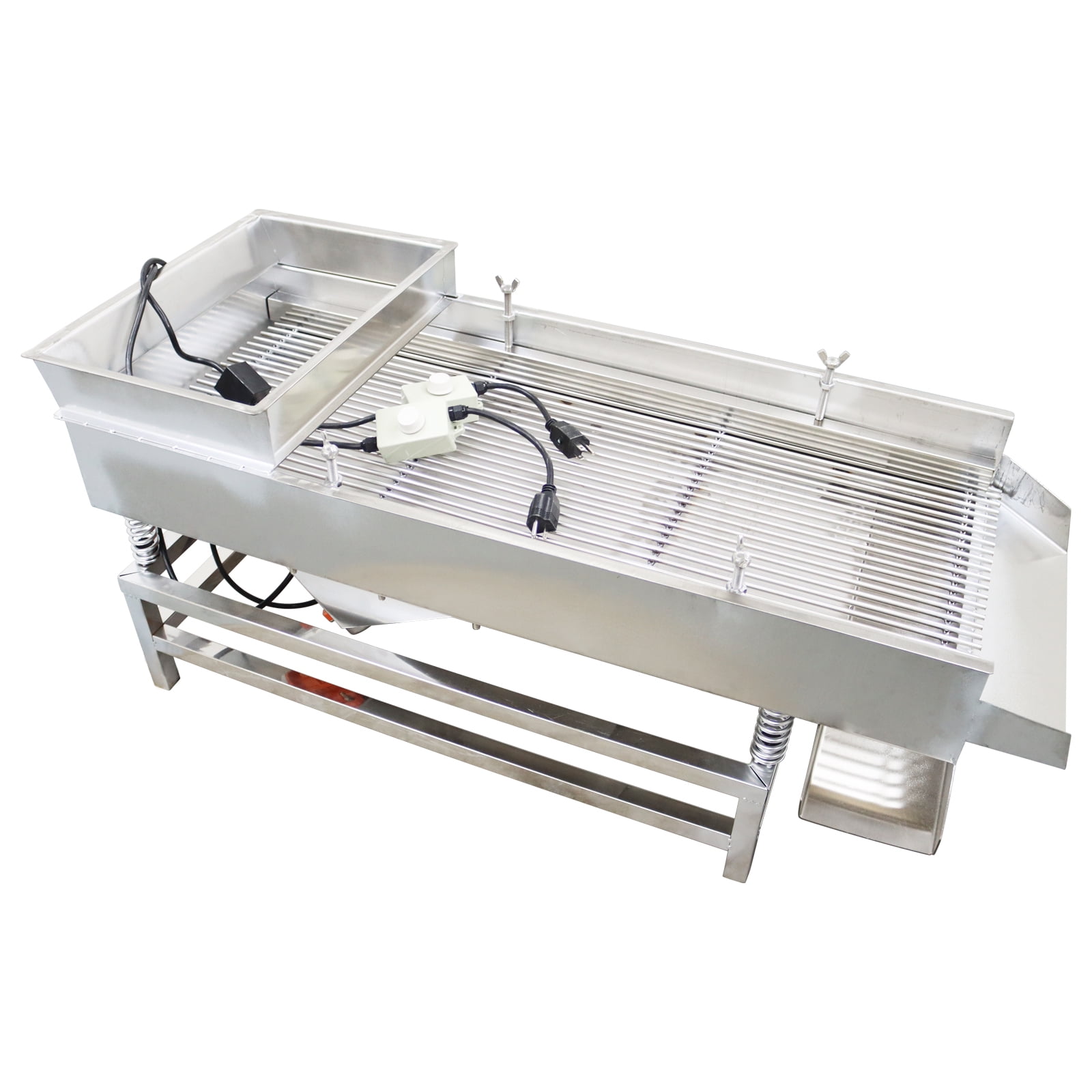 Linear Sieve Stainless Steel Solid Sampling Sorting Vibrating Screen ...