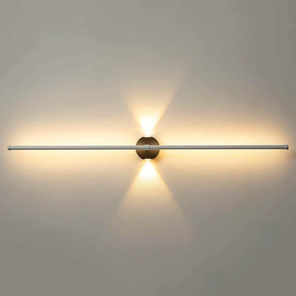 Linear Sofa Corner Atmosphere Light Modern LED Wall Lights White Metal ...