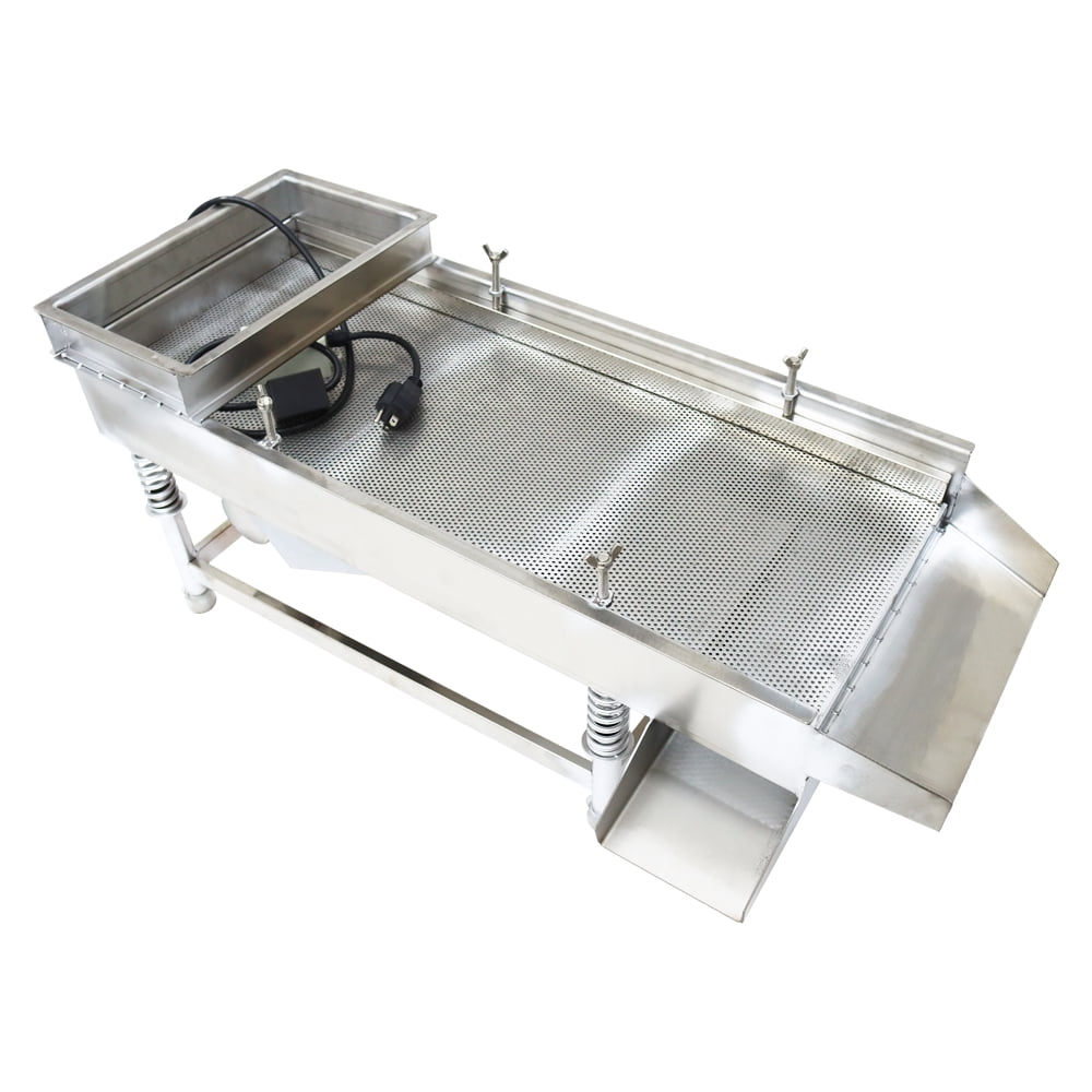 Linear Vibrating Screen Sand Vibration Separator Sieve Machine with 2 ...