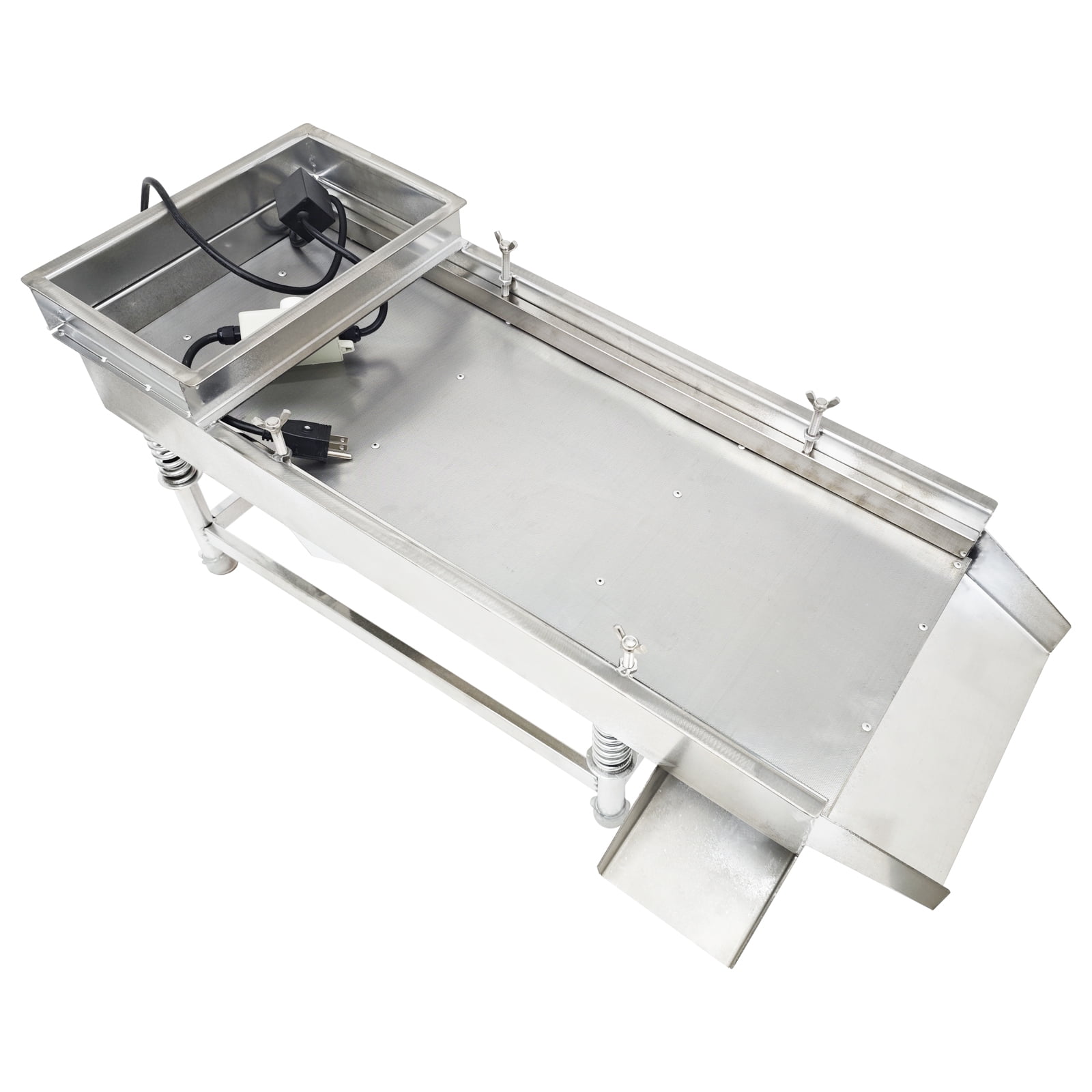 Linear Vibrating Screen Sifter Shaker Sieve Machine with 0.5MM Mesh ...