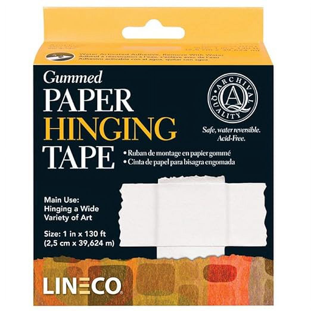 Lineco, Acid-Free Water-Activated Gummed Paper Frame/Hinging Sealing ...