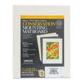 Lineco Conservation Matboard - White, 4 ply, Pkg of 25, 8" x 10 ...