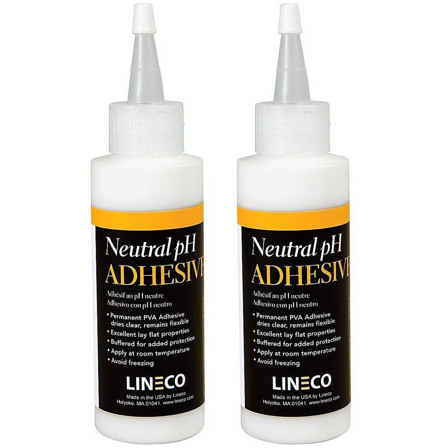 Lineco Neutral pH Liquid HMF23 Adhesive, Acid-Free PVA Formula ...