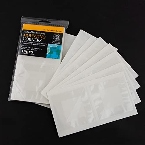 Lineco Self-Adhesive Acid-Free Archival Polypropylene Mounting Photo ...
