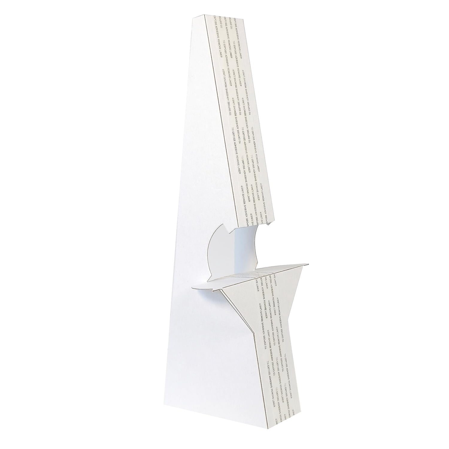 Double-Wing Self-Stick 15in Easel-Backs - White set of 25 - Walmart.com