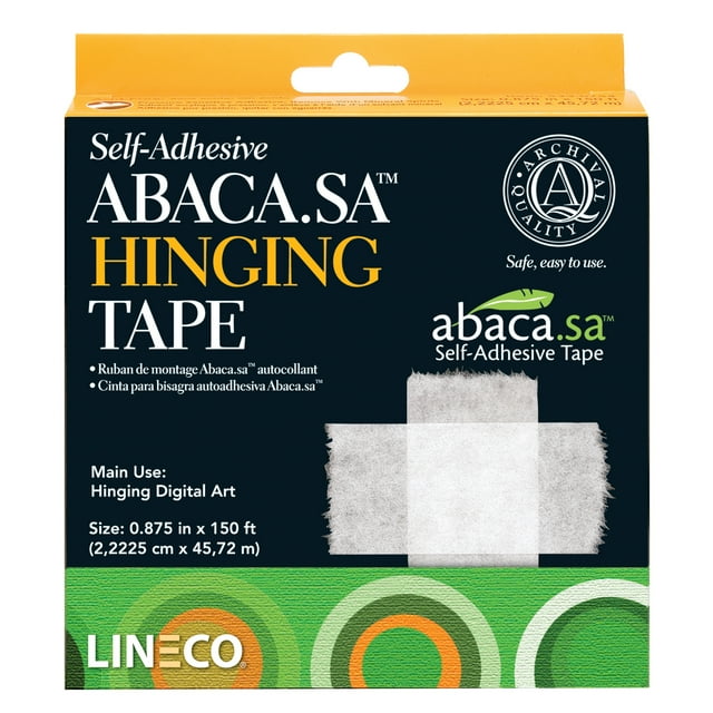 Lineco/University Products Abaca.sa Paper Hinging Tape, 7/8" x 150 ft ...