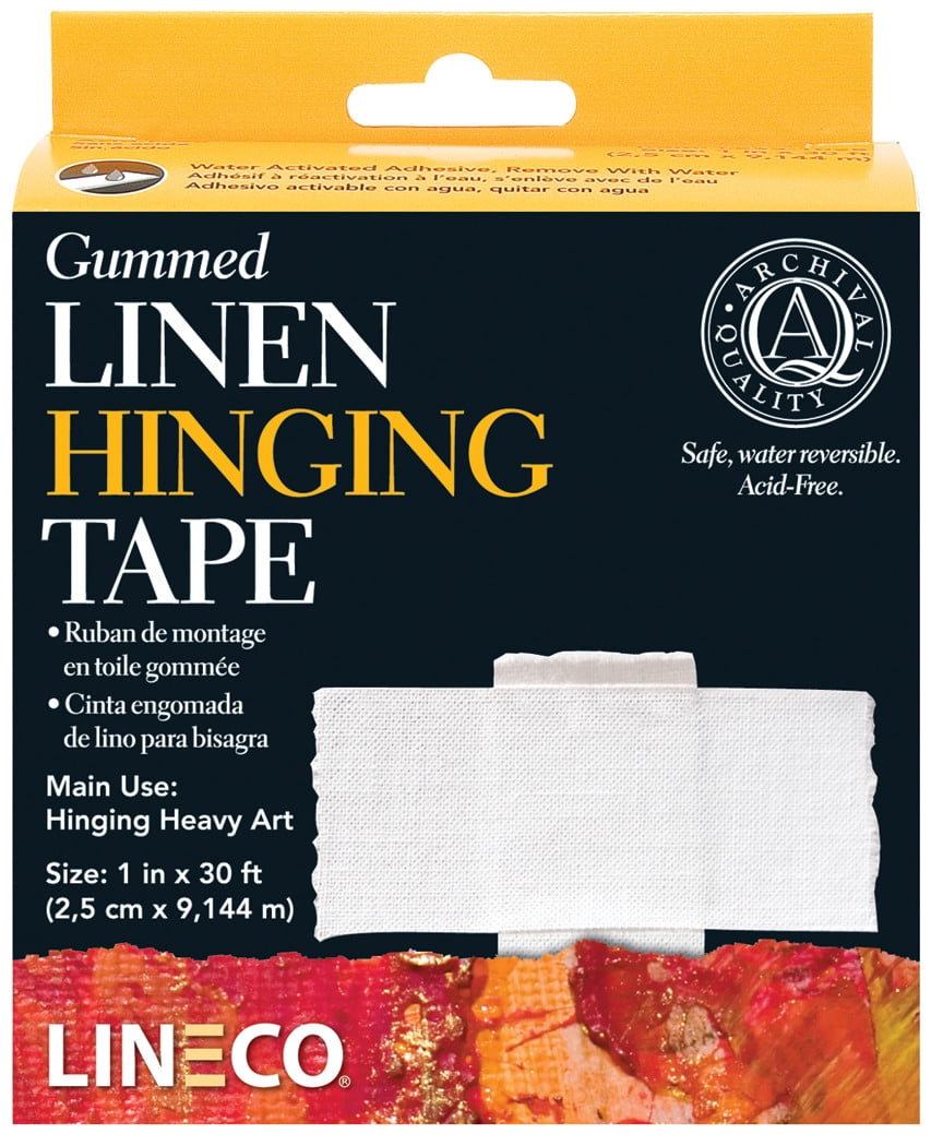 Lineco/University Products Gummed Linen Hinging Tape, 1" x 30 ft ...