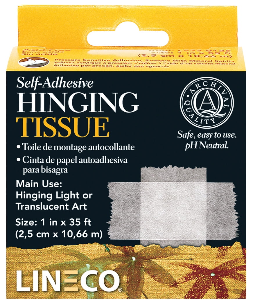 Lineco/University Products Mounting/Hinging Tissue, 1" x 35' Roll ...