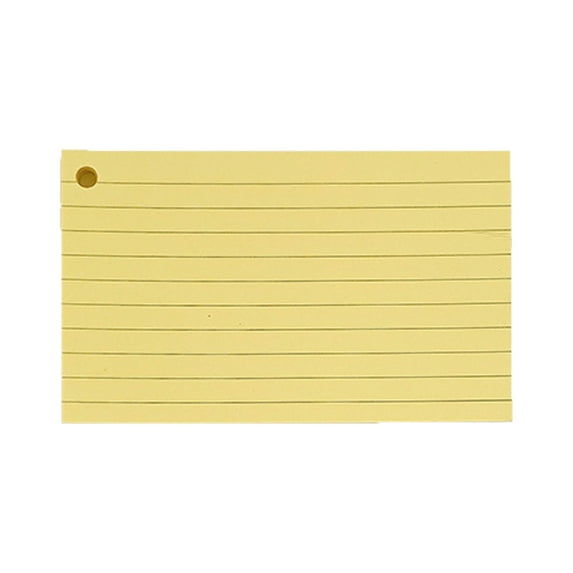 Lined Indexes Cards Blanks Flashcards with Binding Rings Study Note ...