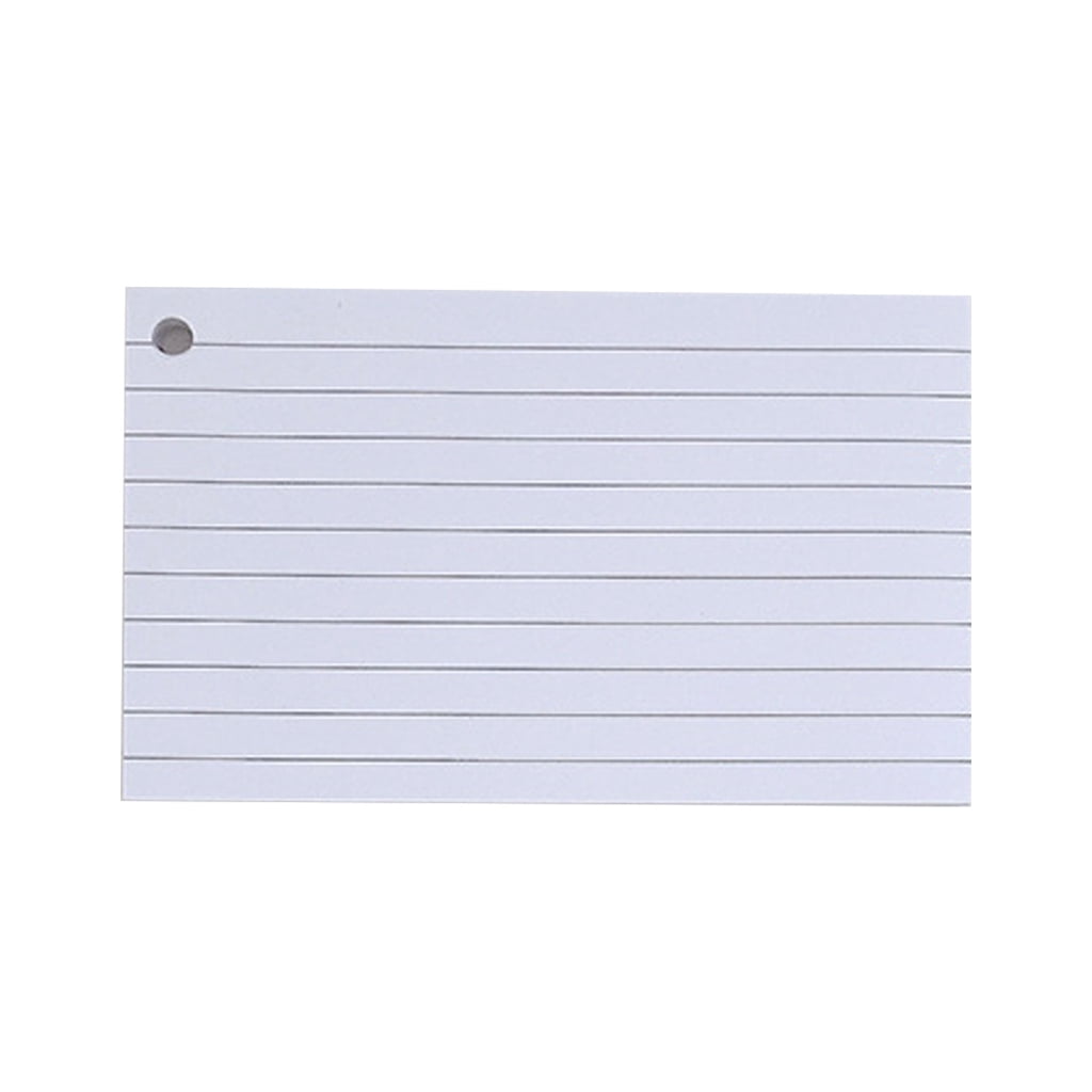 Lined Index Cards with Binding Rings Study Cards Vocabulary Cards for ...