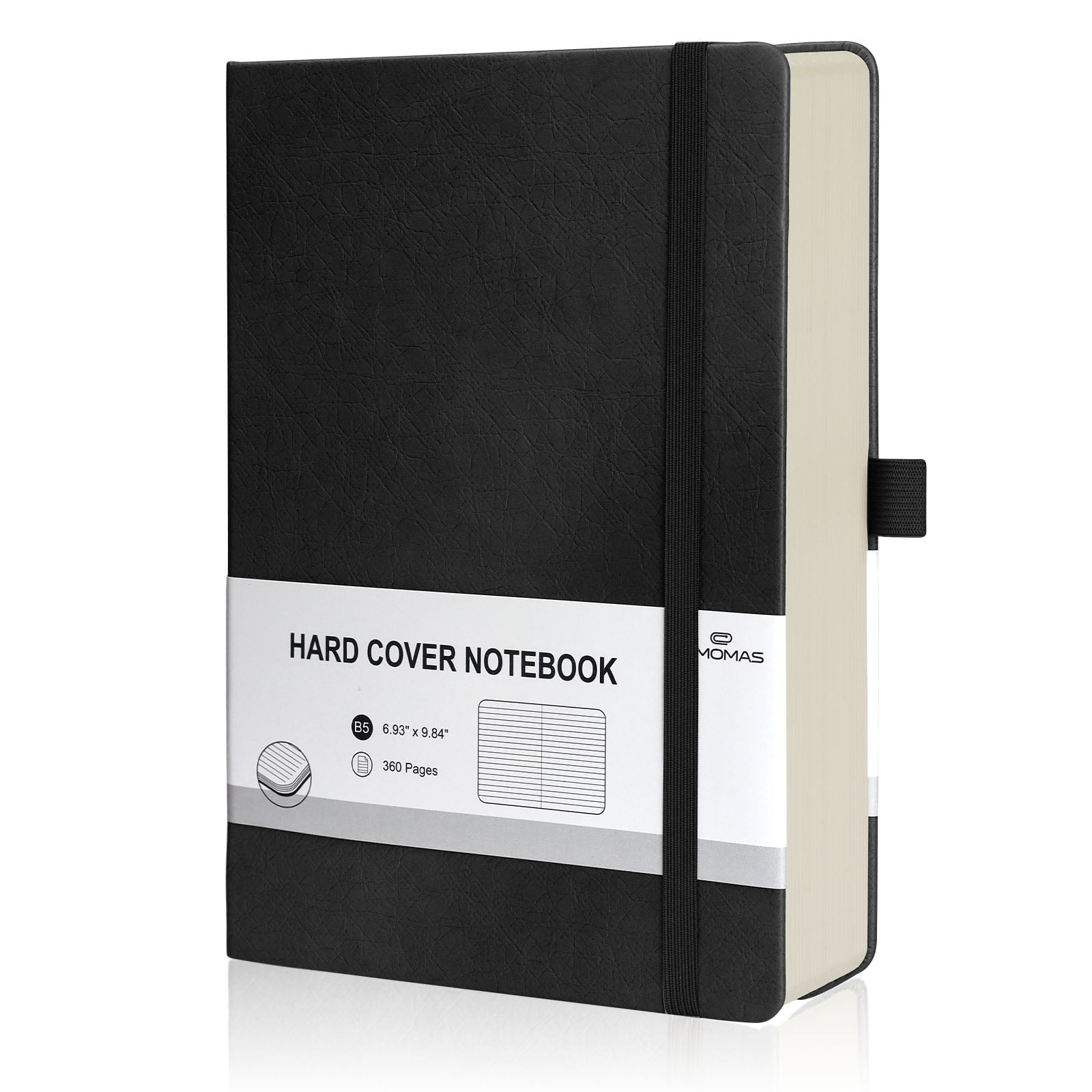 Exceed Medium Journal, Dot Grid, 120 Pages, 5" x 8.25", Black, 86520 ...